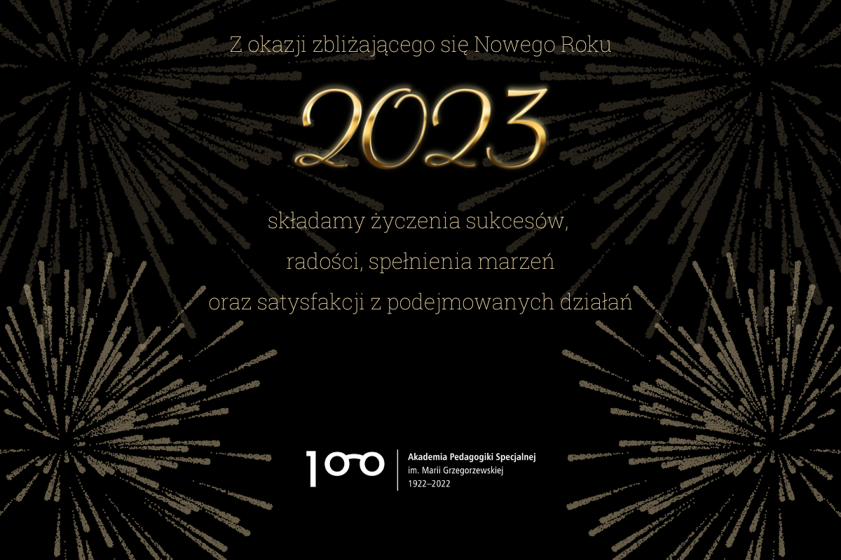 Szczęśliwego Nowego Roku 2023! Szczęśliwego Nowego Roku 2023!